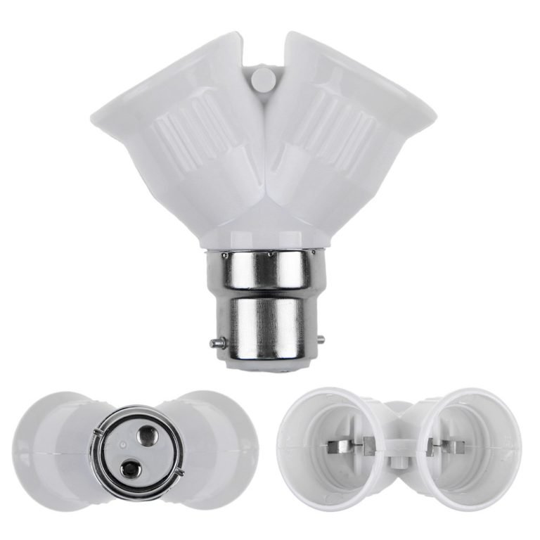 B22 To E27 Adapter LED Lamp Holder Converter White | Customized lamp ...
