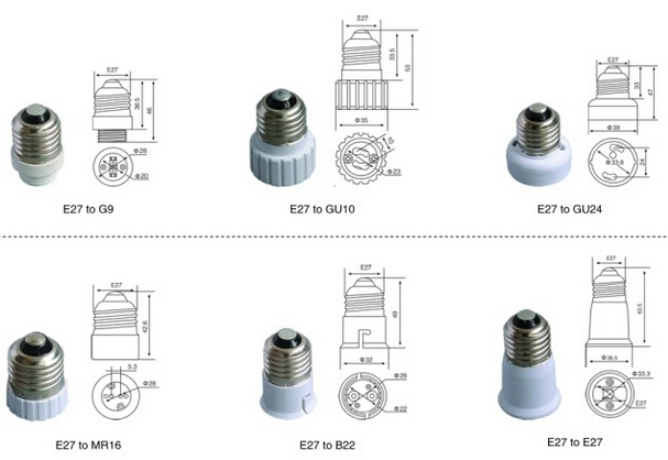 Lighting Accessories B22 TO GU10 adapter Conversion socket High quality ... Lighting Accessories B22 TO GU10 adapter Conversion socket High quality ...